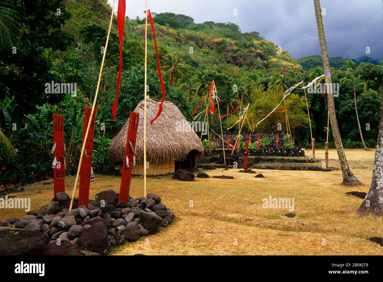 Marae polynesia hi-res stock photography and images - Alamy