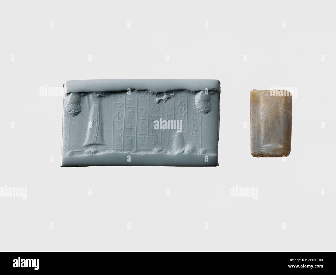 Cylinder seal, Kassite, Kassite, Date ca. 16th–15th century B.C ...