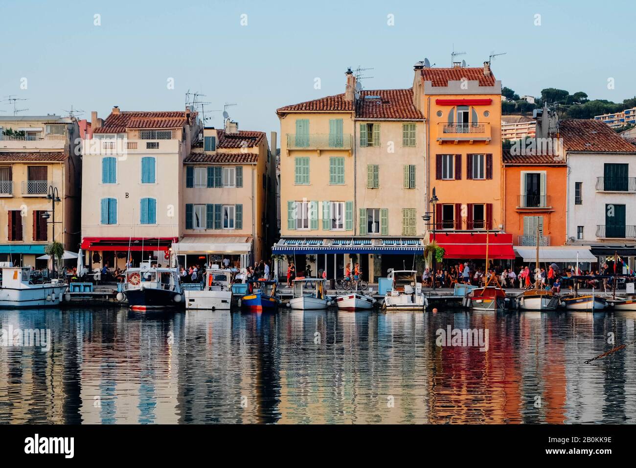 Pretty french france boats in harbour hi-res stock photography and ...