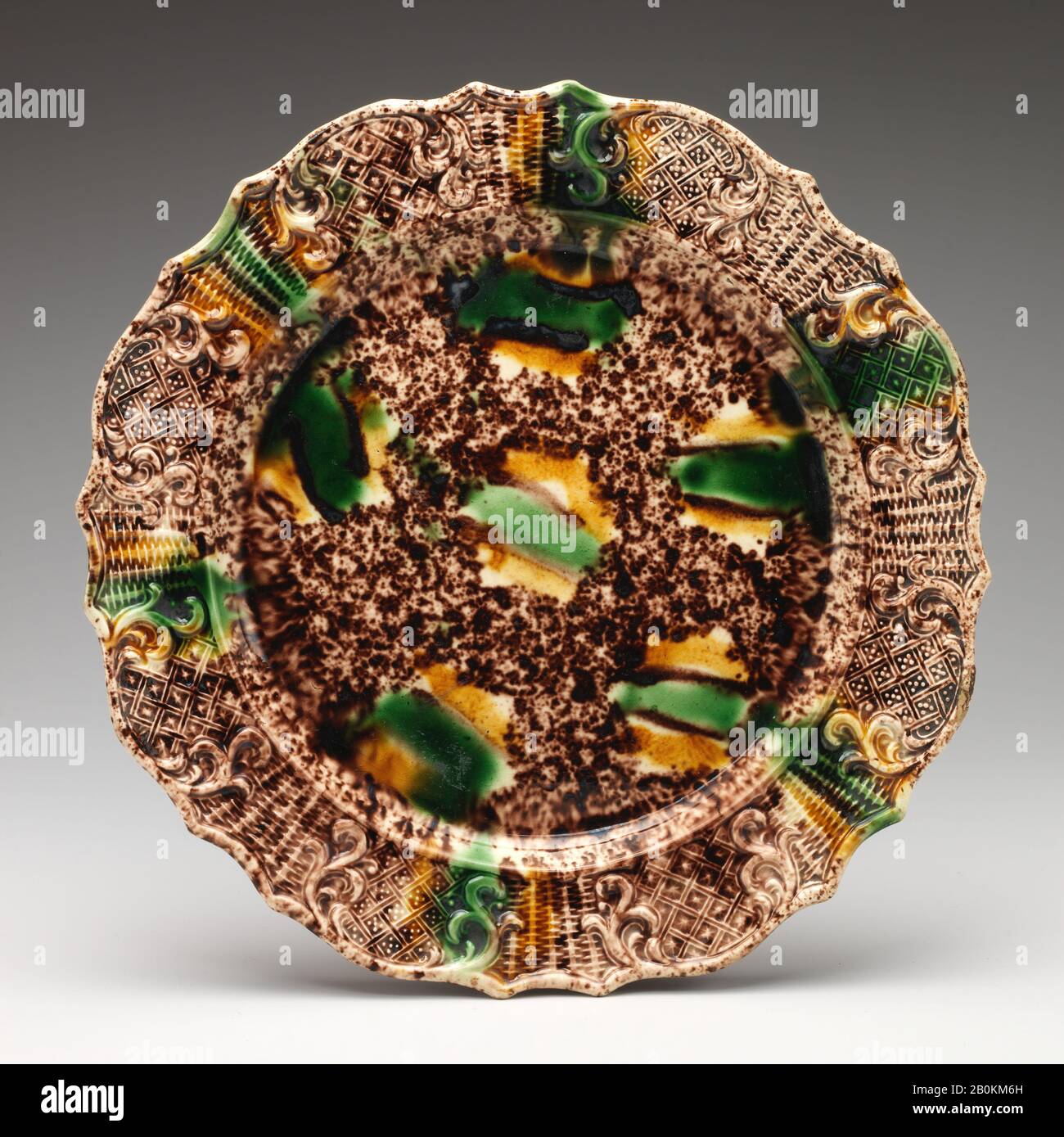 Style of Whieldon type, Plate, probably British, Staffordshire, Style ...