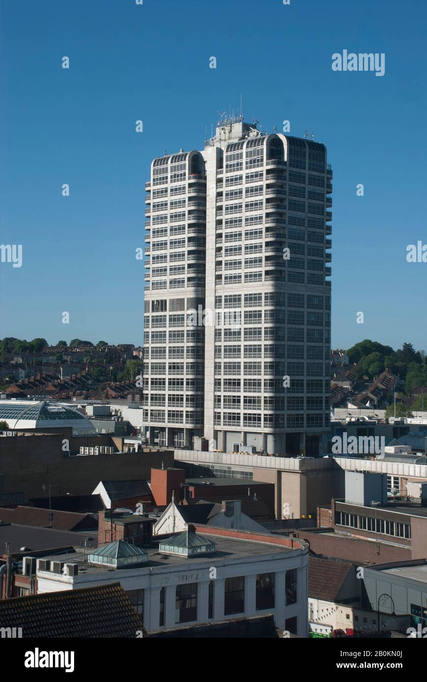 The David Murray John building, the centrepiece of the Swindon skyline ...