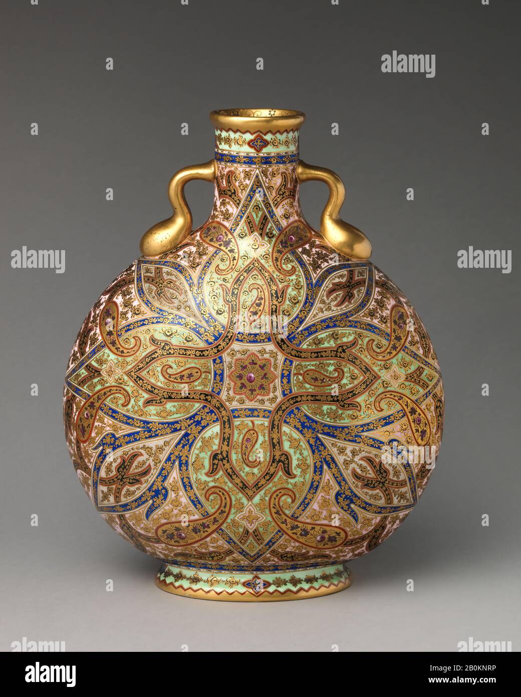 Coalport, Moon flask, British, Coalport, Coalport (British, ca. 1799 ...