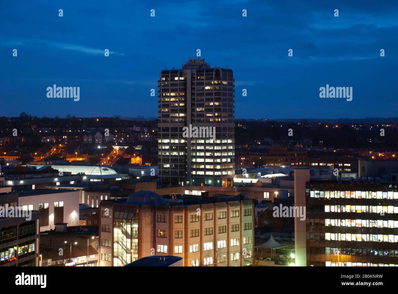 The David Murray John building, the centrepiece of the Swindon skyline ...