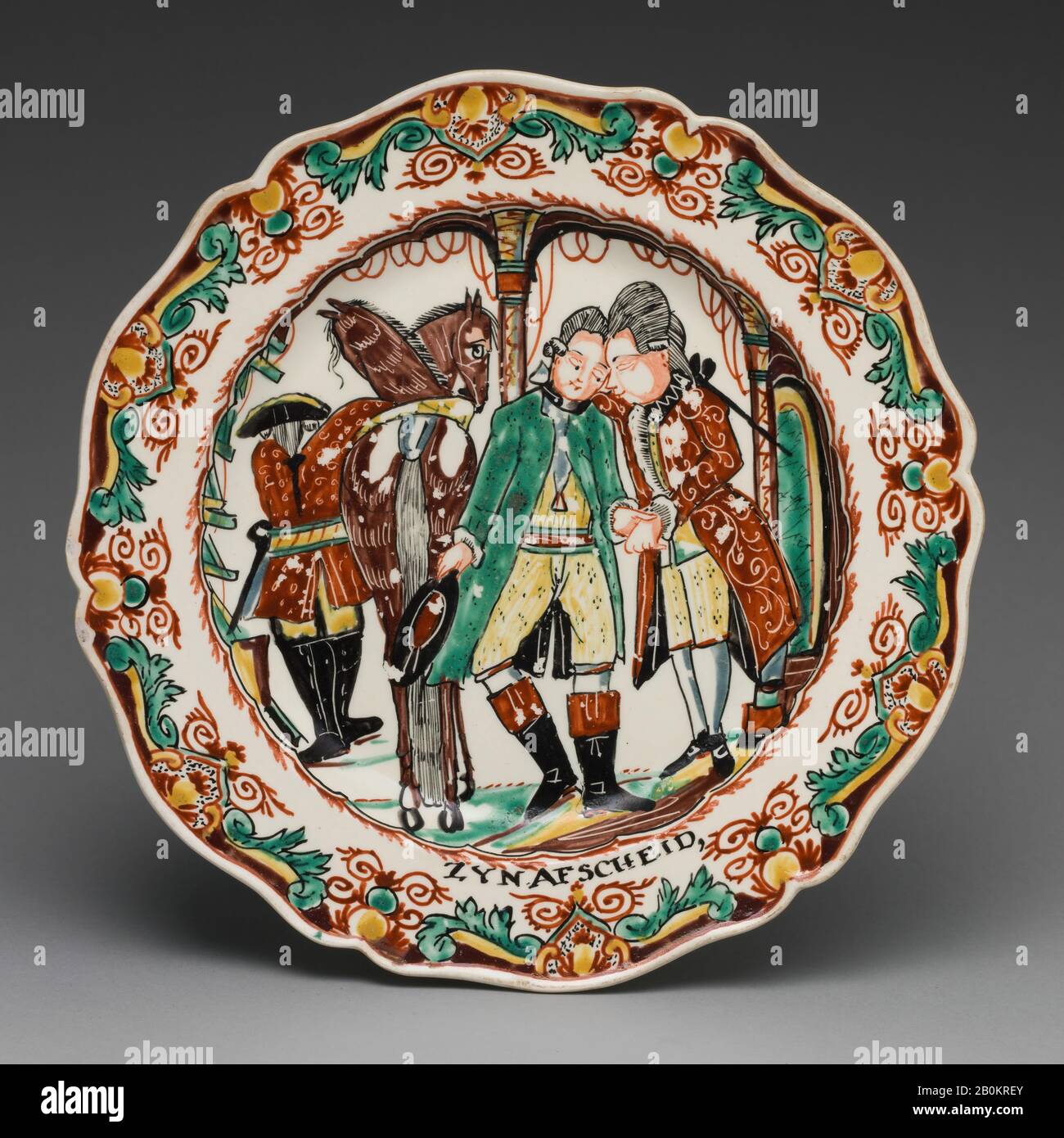 John Turner, Plate (part of a set of six), British, Staffordshire, John ...