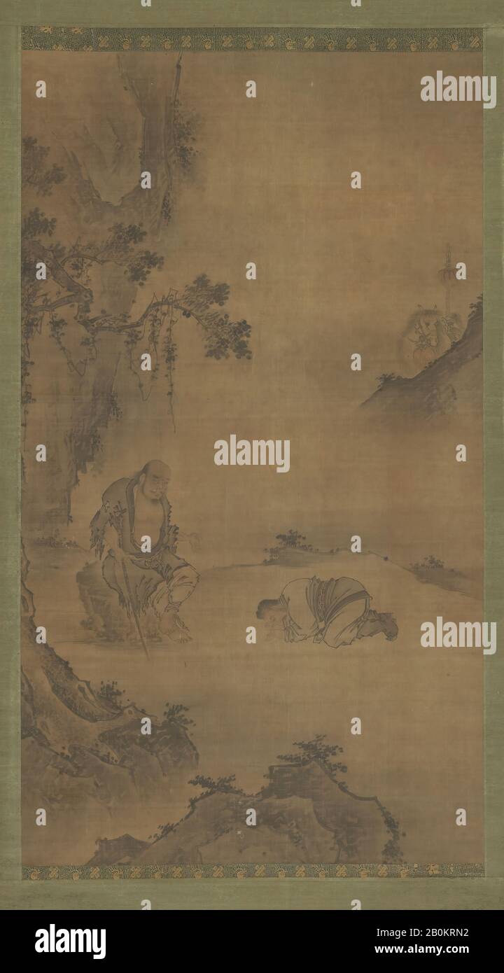 Daoist immortal li tieguai receiving a visitor hi-res stock photography ...