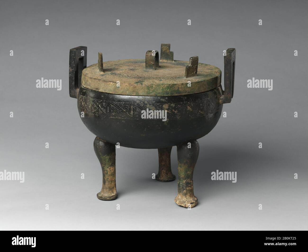 Ritual Tripod Cauldron with Cover (Ding), China, Eastern Zhou dynasty ...