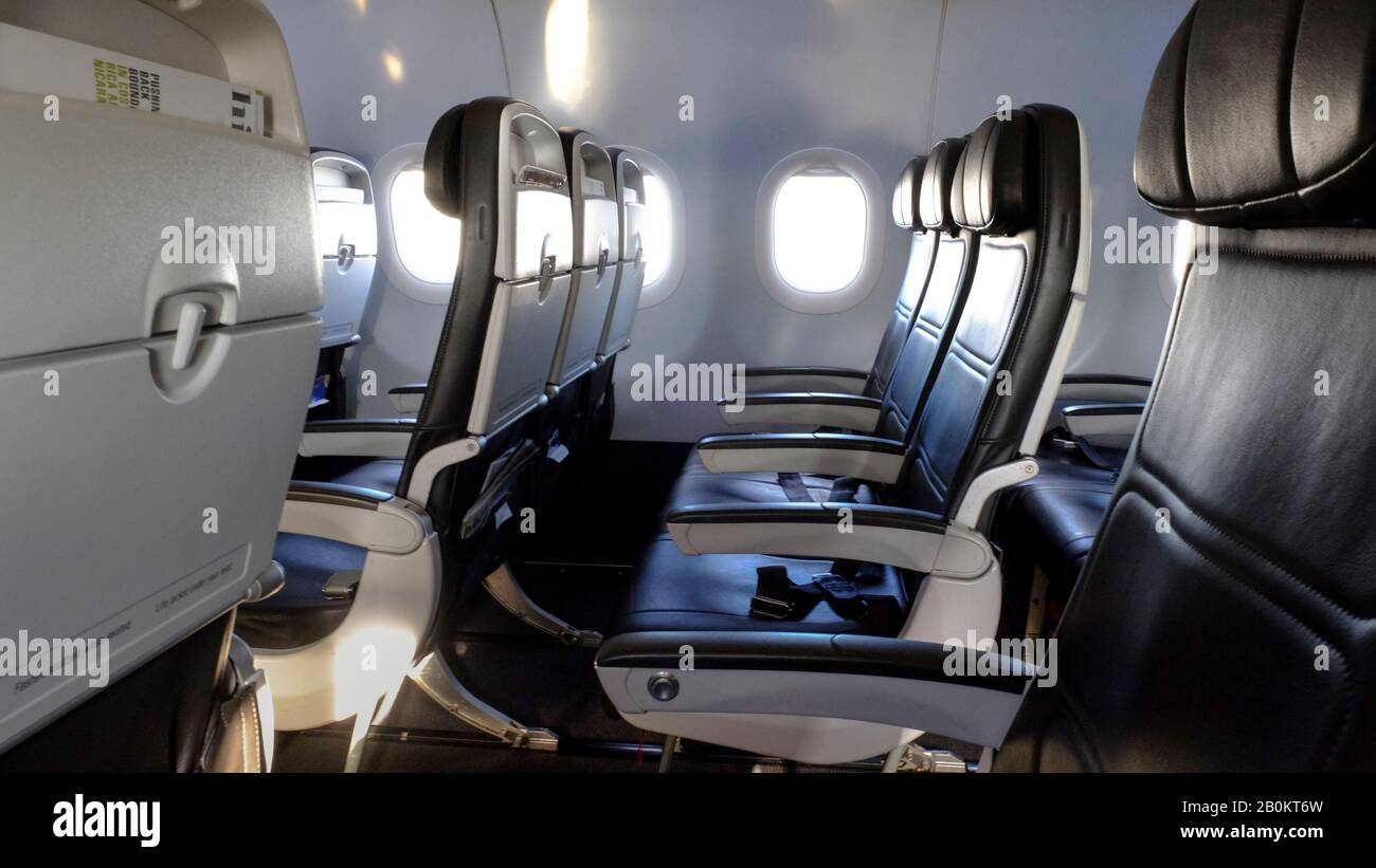 Aircraft seats airplane seats plane seats hi-res stock photography and ...