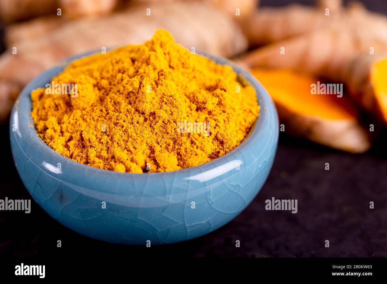 Curcuma longa root powder hi-res stock photography and images - Alamy