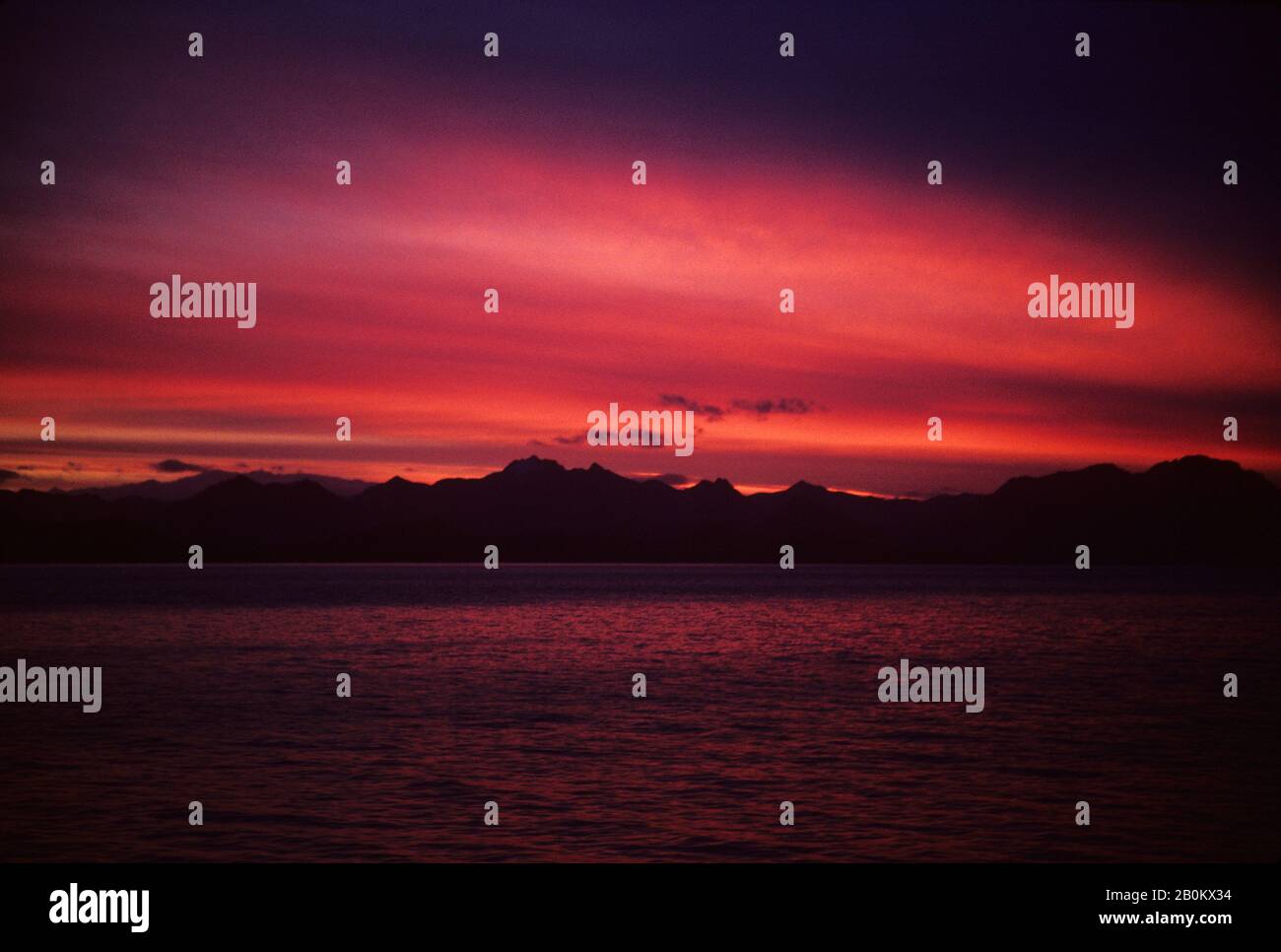 Sunset landscape chile hi-res stock photography and images - Alamy