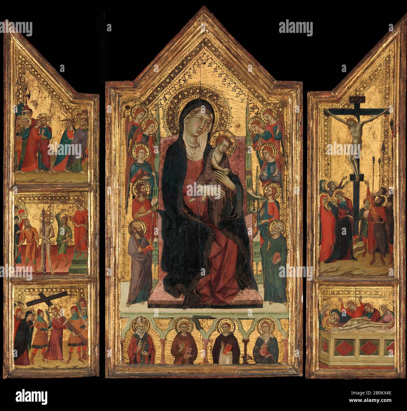 Gold ground and tempera on panel hi-res stock photography and images ...