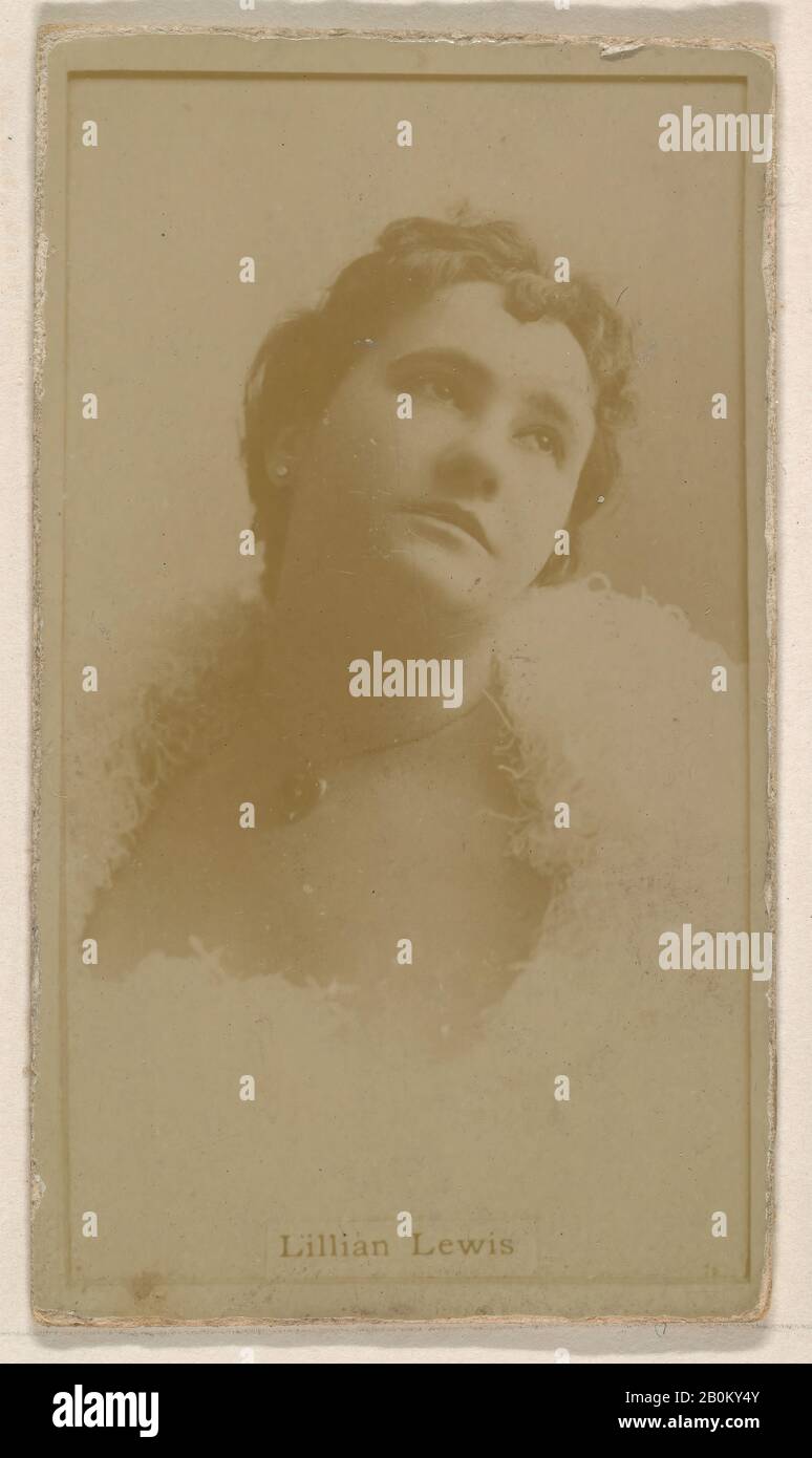 Issued by Kinney Brothers Tobacco Company, Lillian Lewis, from the ...