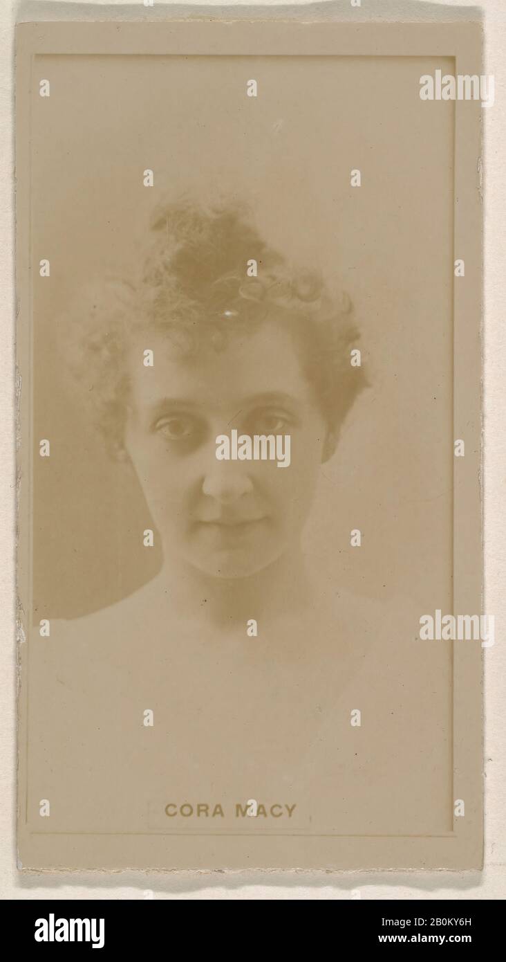 Issued by Kinney Brothers Tobacco Company, Cora Macy, from the ...