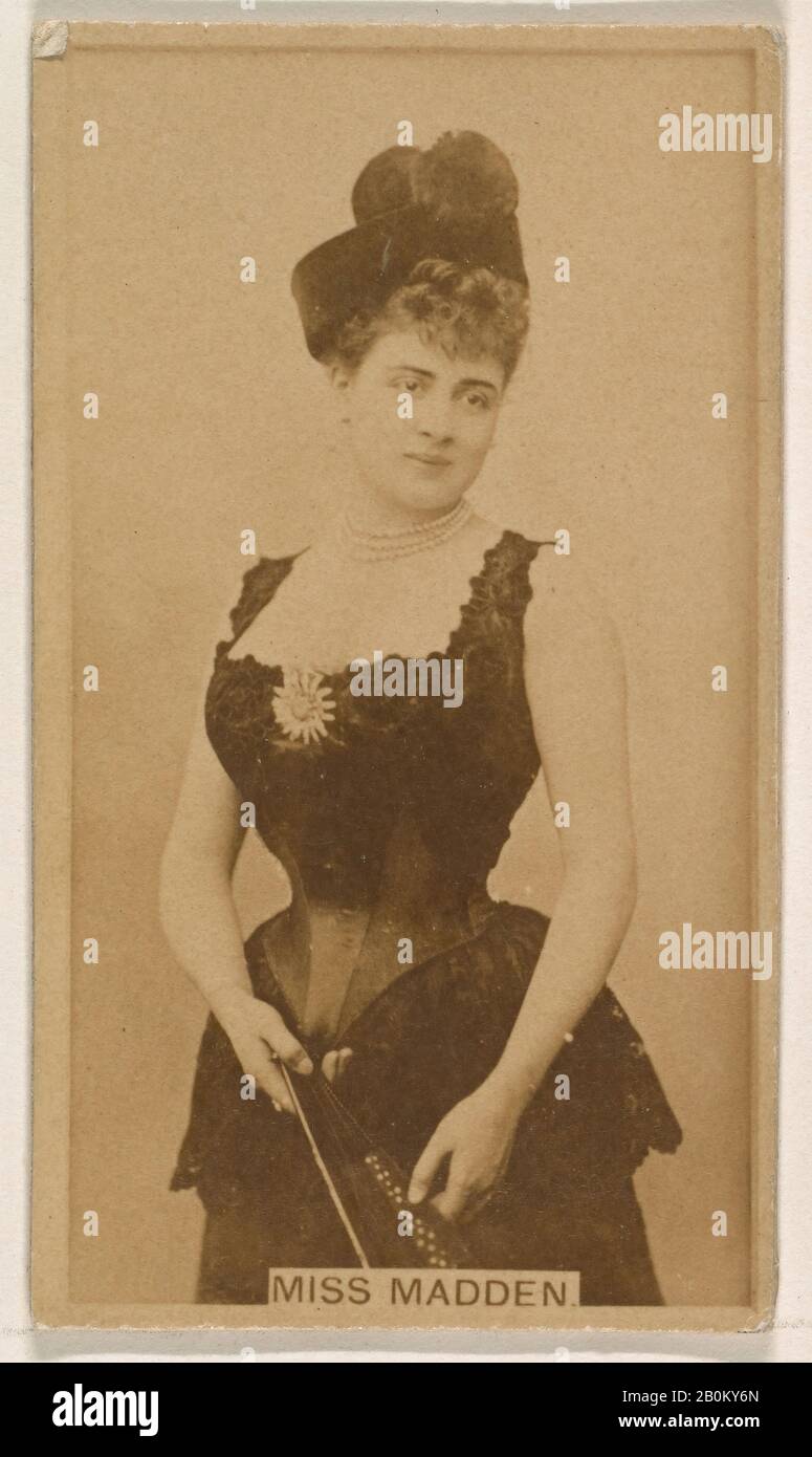 Issued by Kinney Brothers Tobacco Company, Miss Madden, from the ...