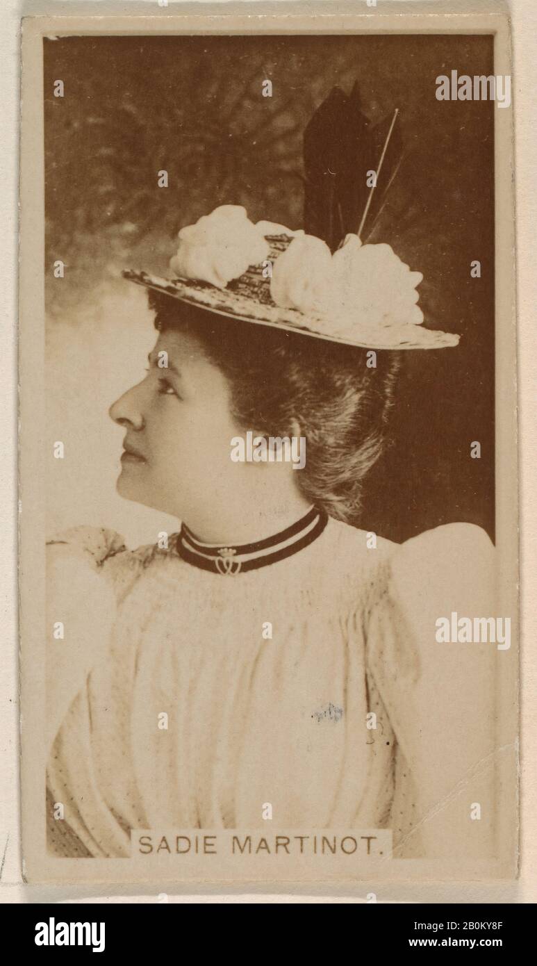 Issued by Kinney Brothers Tobacco Company, Sadie Martinot, from the ...