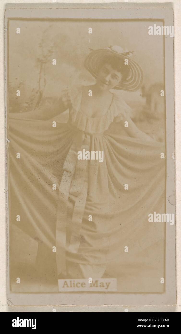 Issued by Kinney Brothers Tobacco Company, Alice May, from the ...