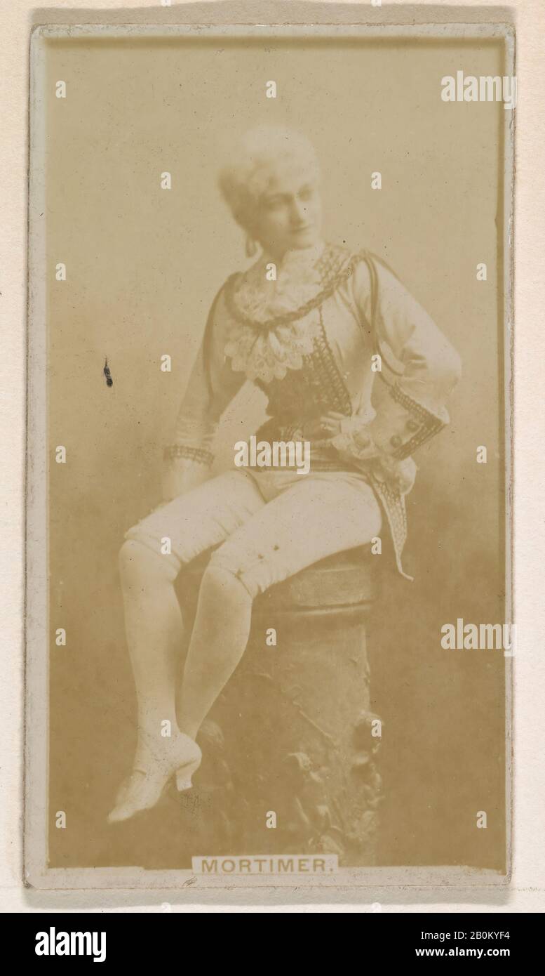 Issued by Kinney Brothers Tobacco Company, Miss Mortimer, from the ...