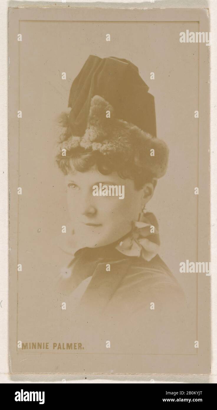 Issued by Kinney Brothers Tobacco Company, Minnie Palmer, from the ...