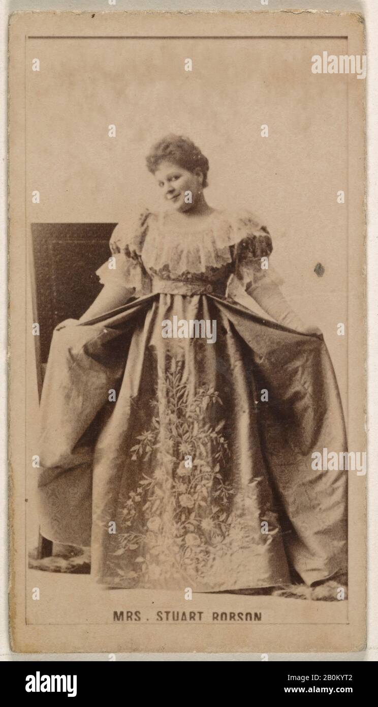 Issued by Kinney Brothers Tobacco Company, Mrs. Stuart Robson, from the ...