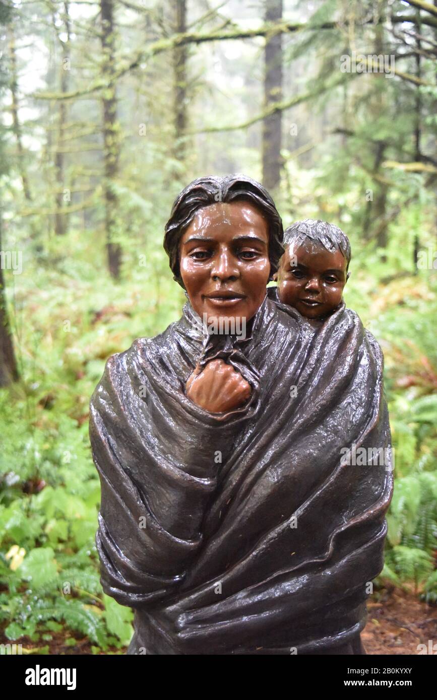Sacajawea lewis clark hi-res stock photography and images - Alamy