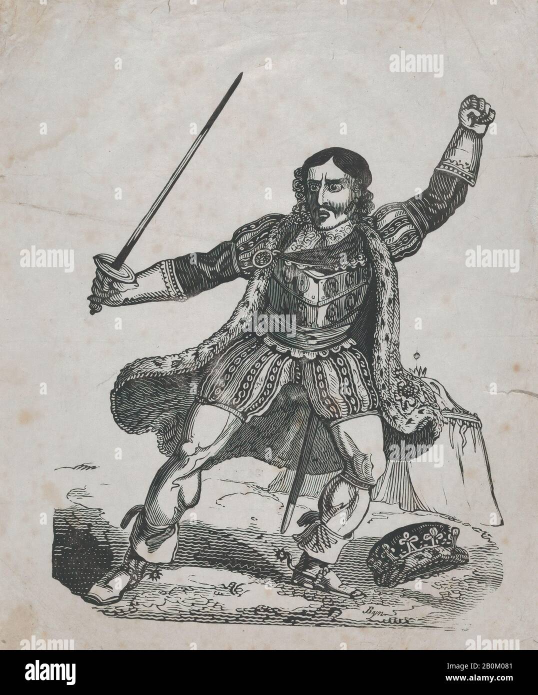 King Lear Edmund Drawing