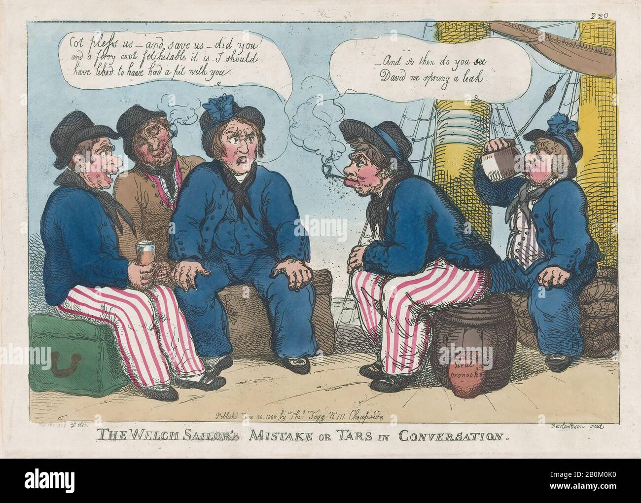 Welsh sailors mistake hi-res stock photography and images - Alamy