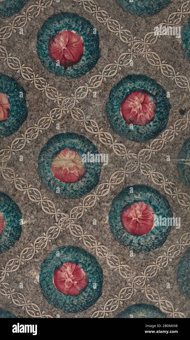Anonymous, Book cover with circular designs and ornamental diagonal ...