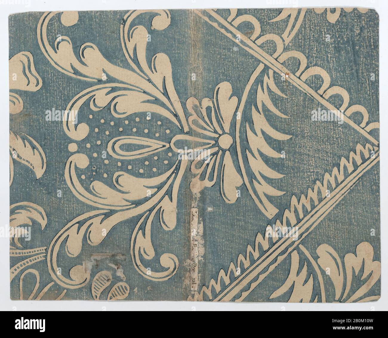 Anonymous, Book cover with rinceau and floral patterns, Anonymous, 18th ...