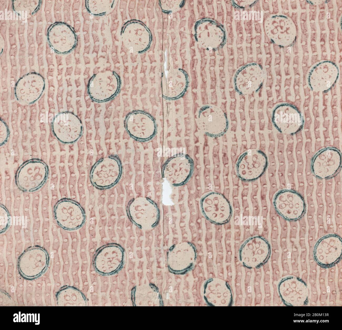 Anonymous, Sheet with curved line and oval pattern, Anonymous, 18th ...