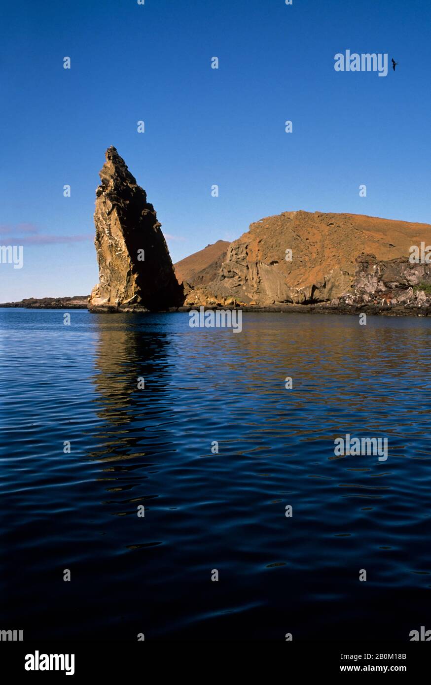 ECUADOR, GALAPAGOS ISLANDS BARTHOLOME ISLAND, PINNACLE ROCK Stock Photo ...
