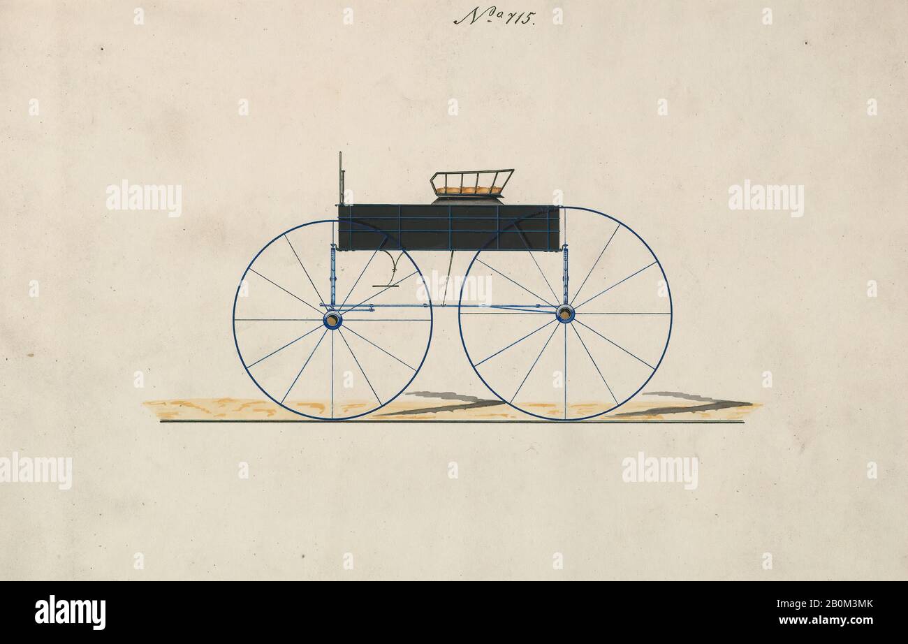 Brewster & Co., Design for Wagon, no. 715, Brewster & Co. (American ...