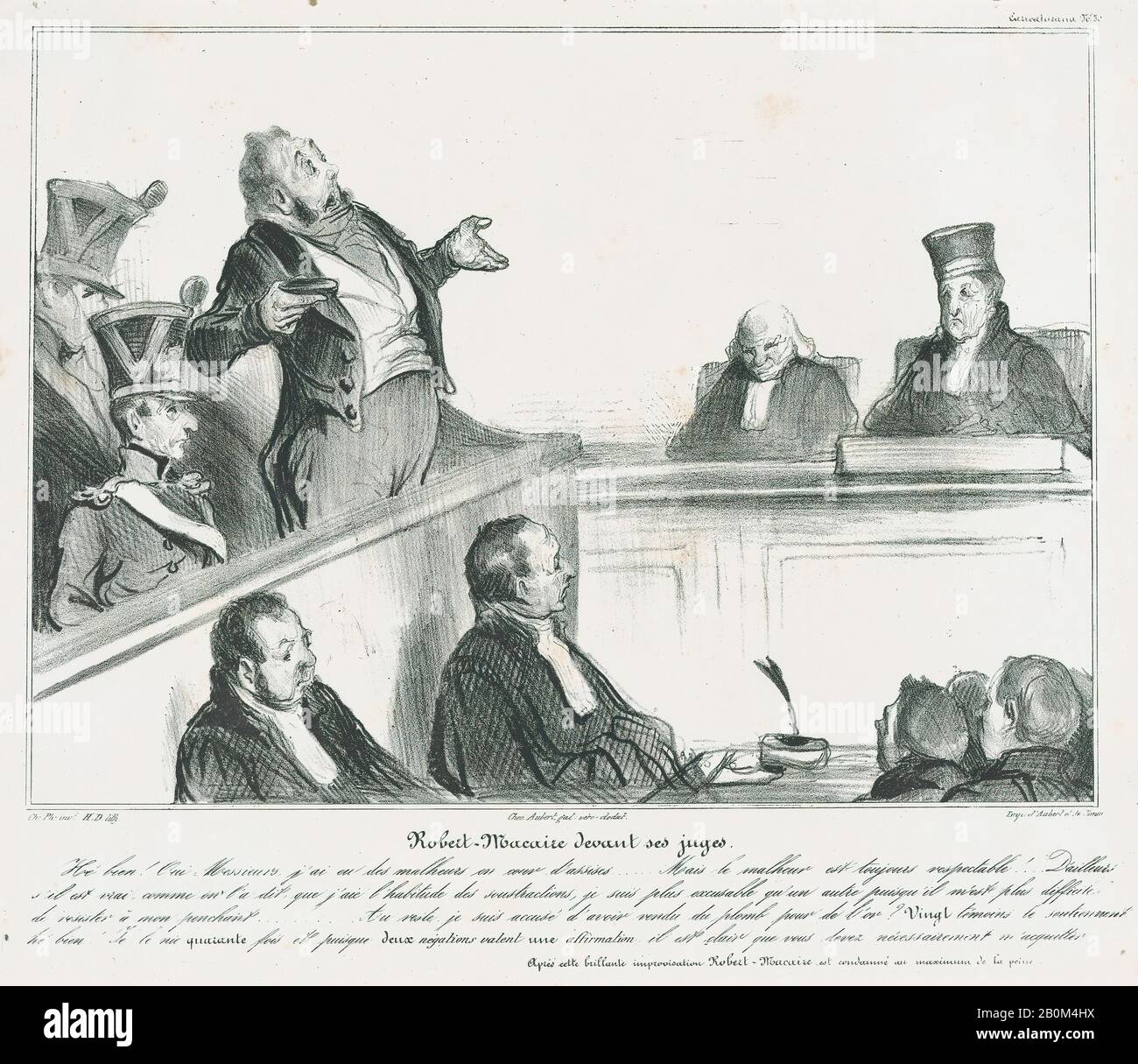 Daumier honore judges hi-res stock photography and images - Alamy
