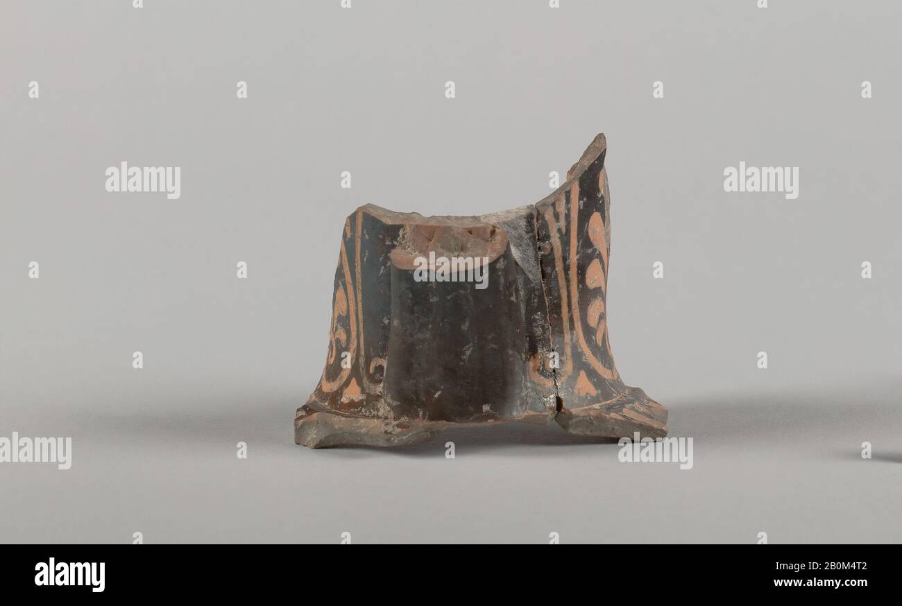 Terracotta fragment of a pelike (jar), Etruscan, Classical, Date late ...