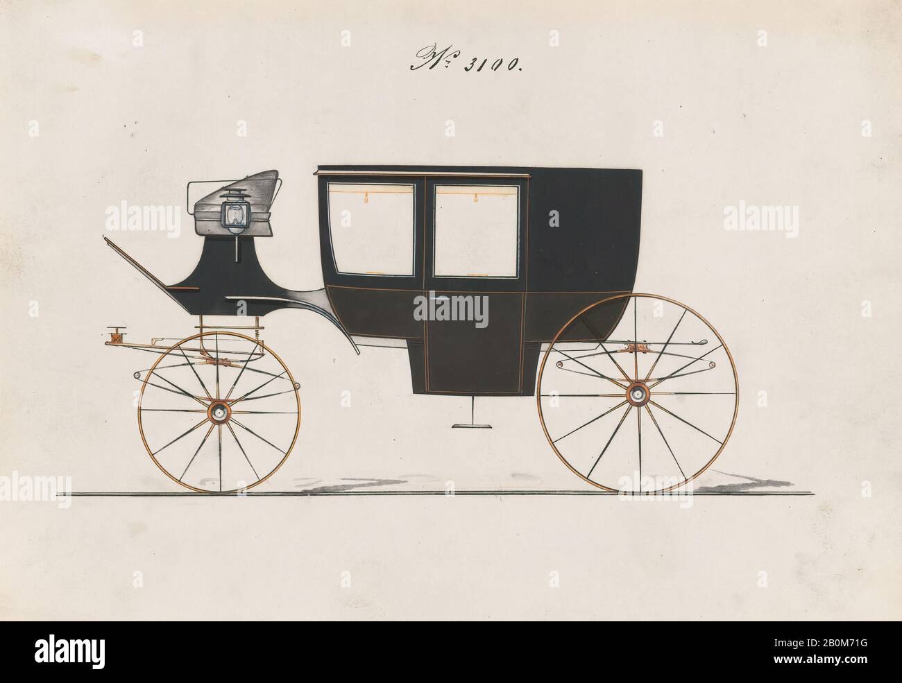 Brewster & Co., Design for Glass Panel Rockaway, no. 3100, Brewster ...