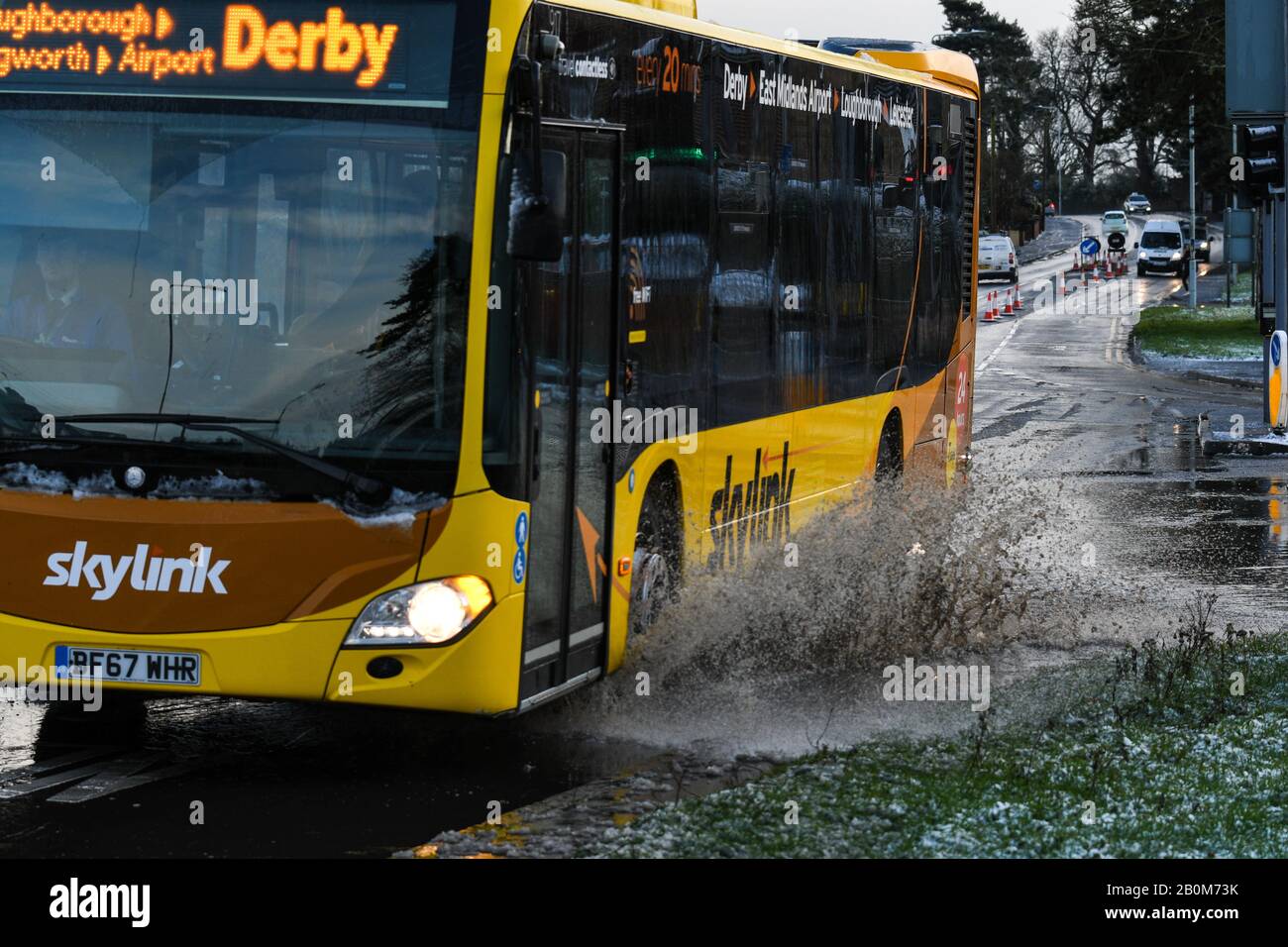 Buses in winter hi-res stock photography and images - Alamy