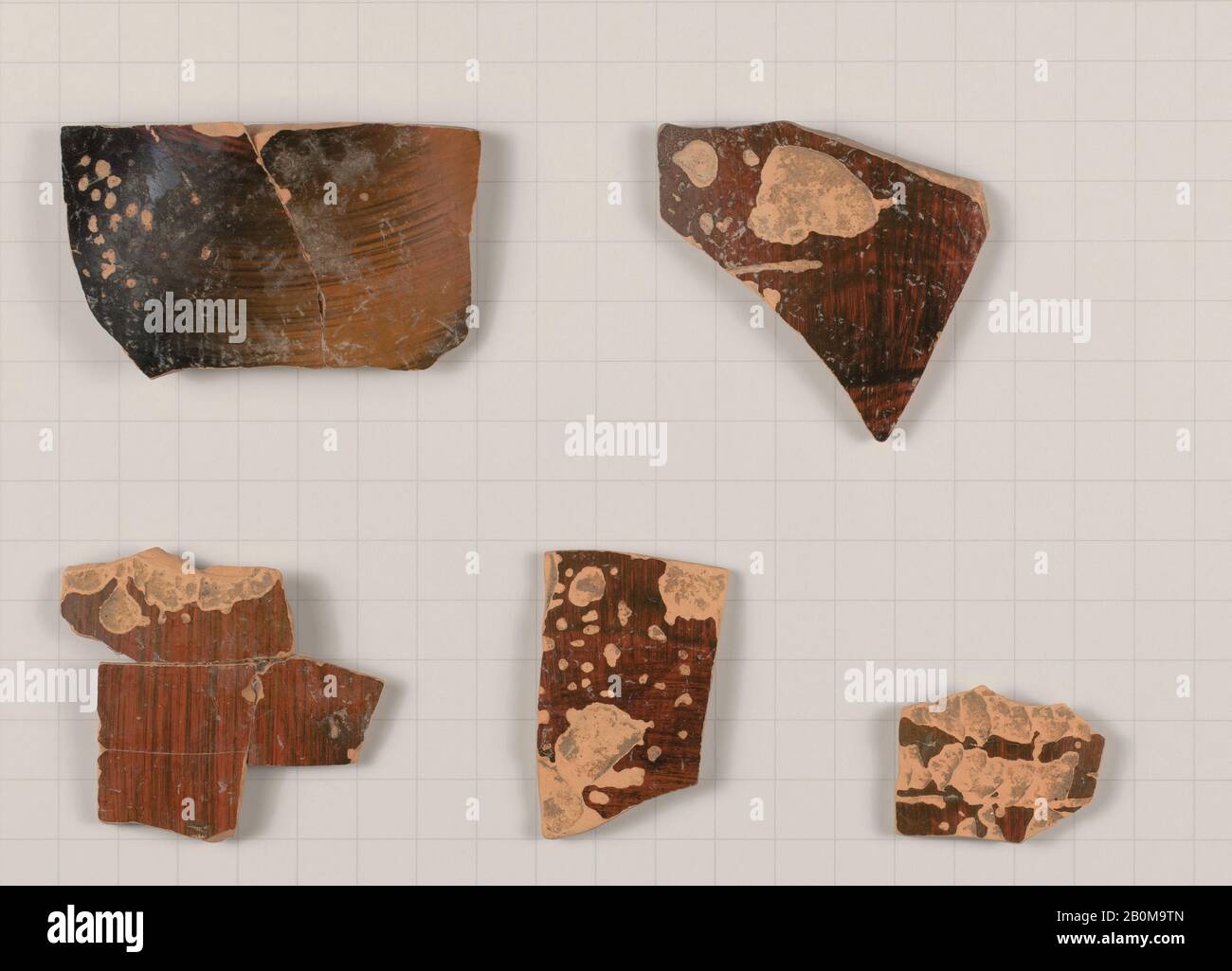 Terracotta fragments of closed shapes, Greek, Attic, Archaic/Classical ...