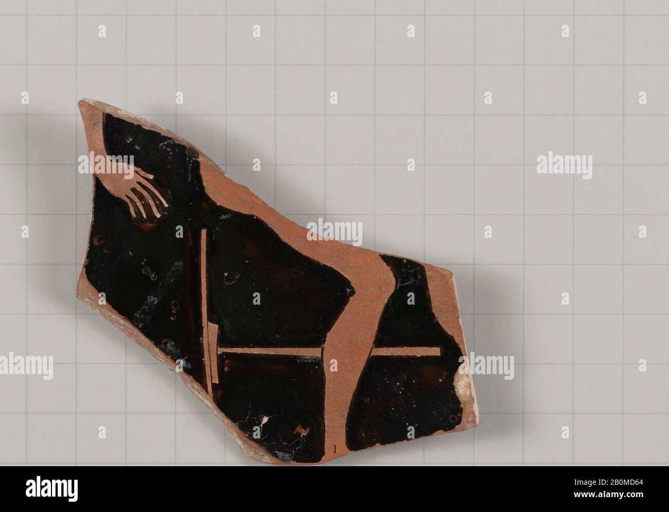 Attributed to the Triptolemos Painter, Terracotta fragment of a kylix ...