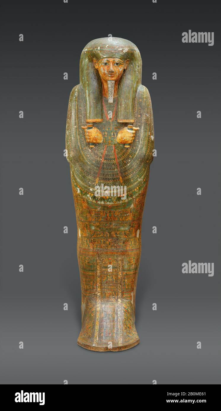 Outer coffin of Amenemopet, Third Intermediate Period, Dynasty 22 ...