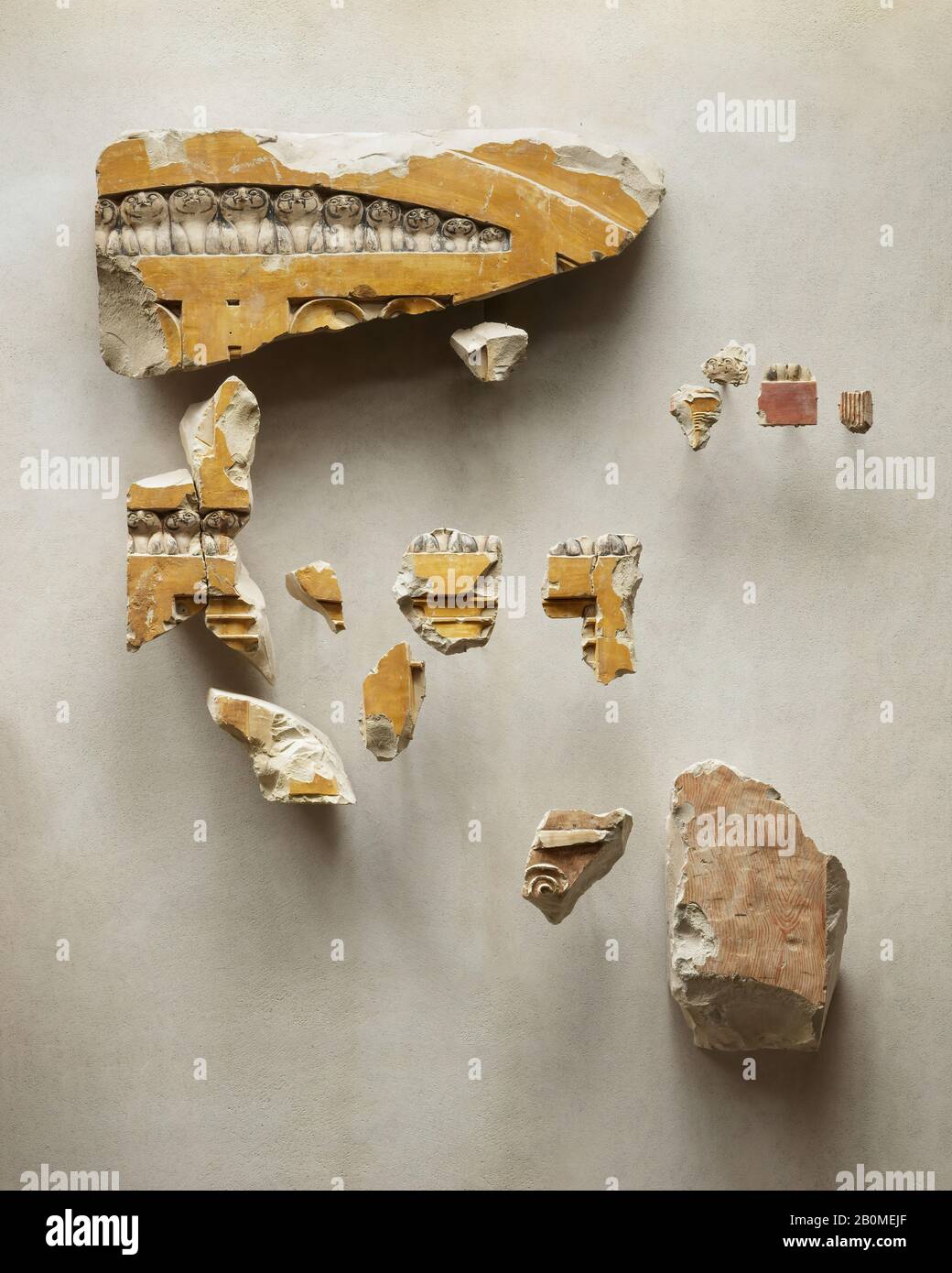 Relief fragments from an elaborate false doorway, Middle Kingdom ...