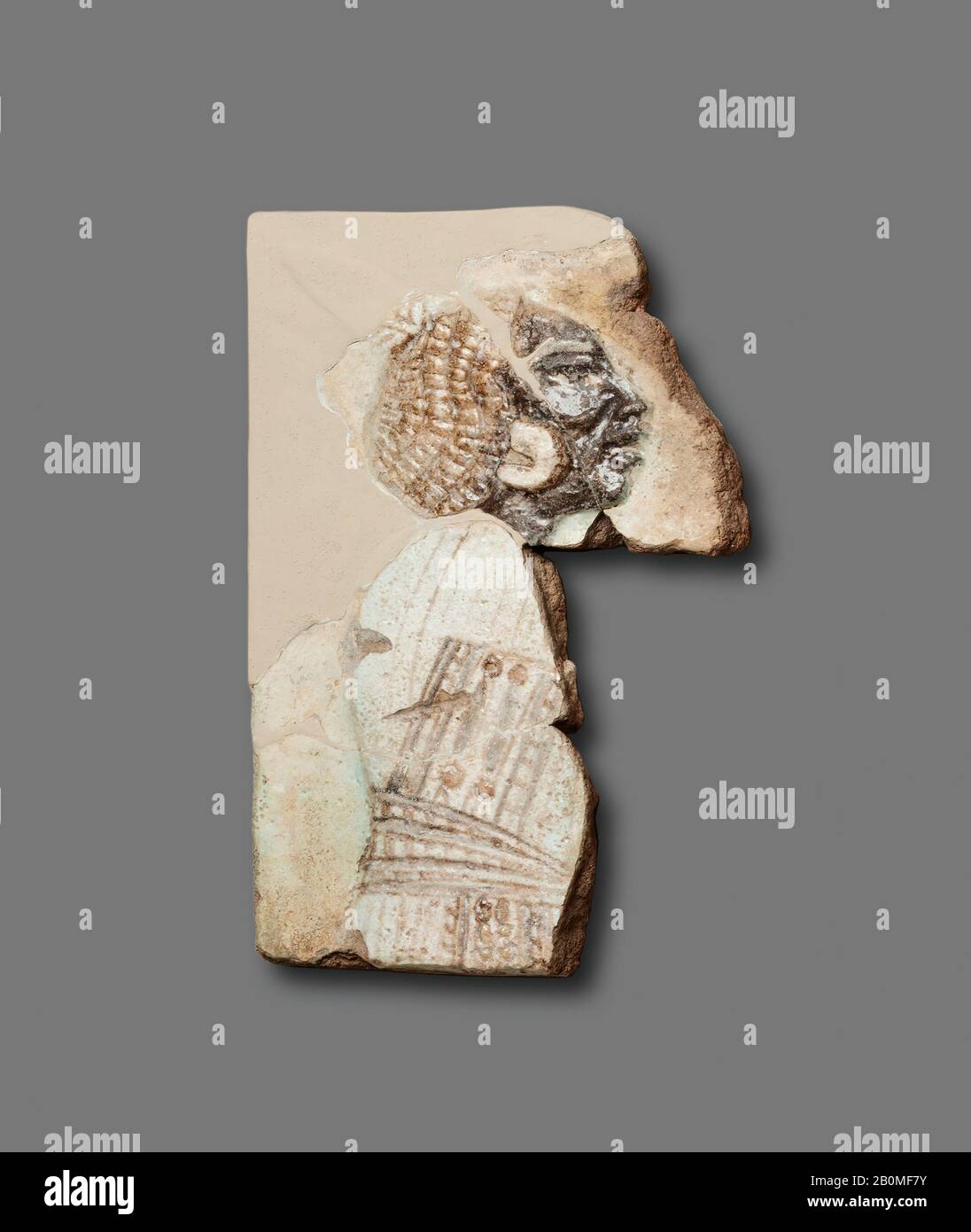 Tile from walls of Throne Room in the palace of Ramesses II, New ...