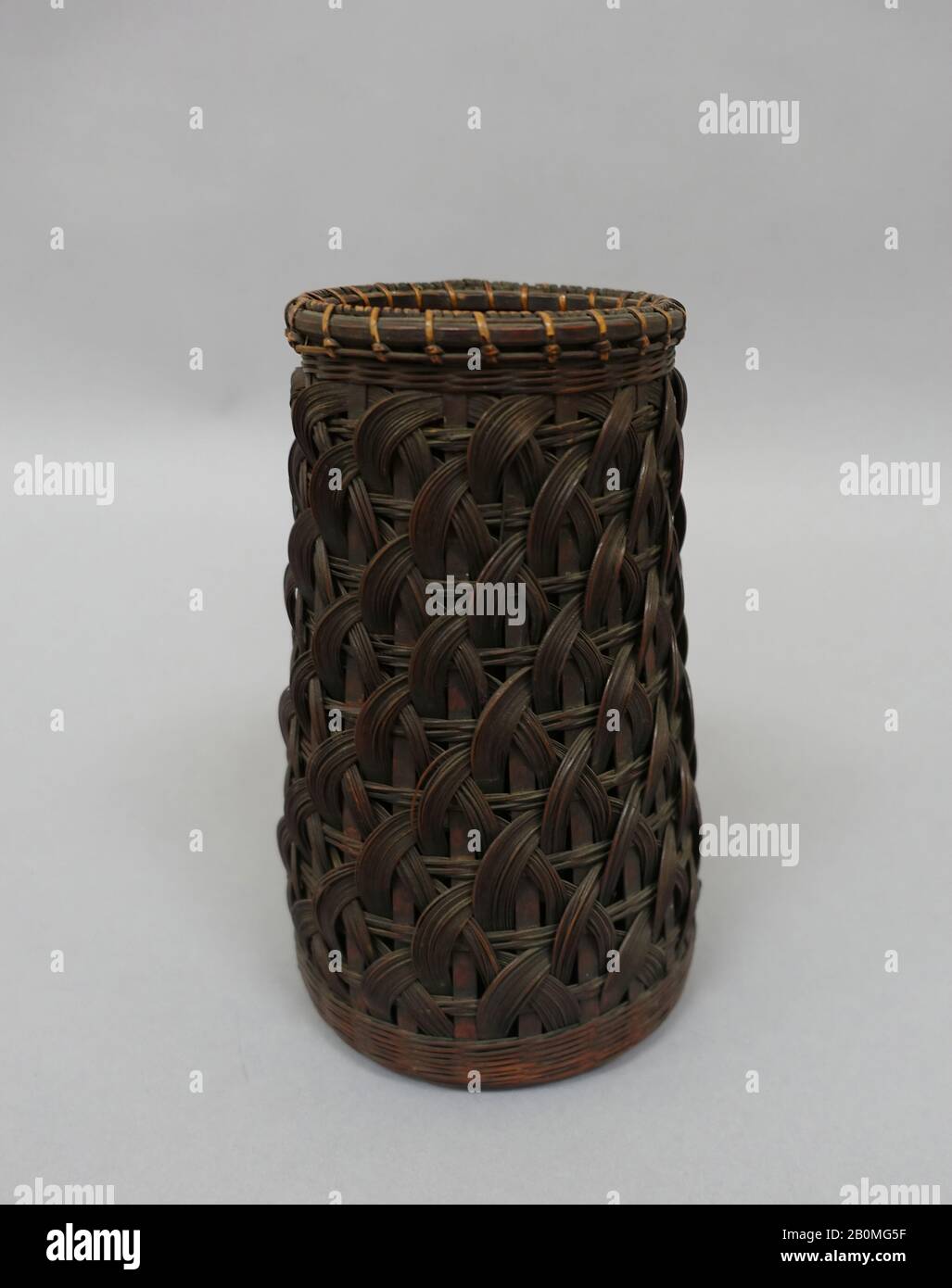 Basket, Japan, 19th century, Japan, Rattan, H. 9 in. (22.9 cm ...