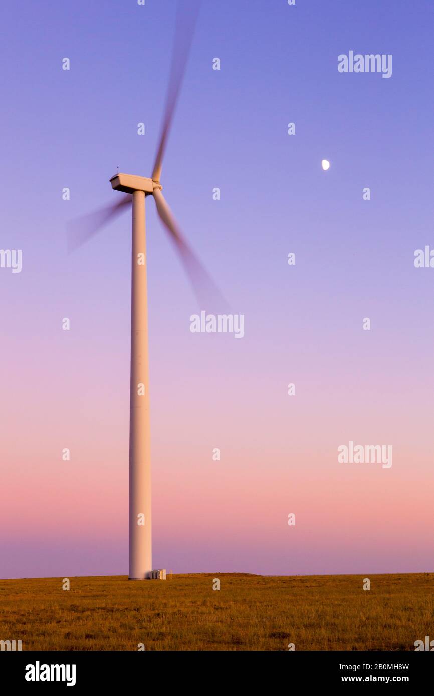 Wind turbine in motion hi-res stock photography and images - Alamy