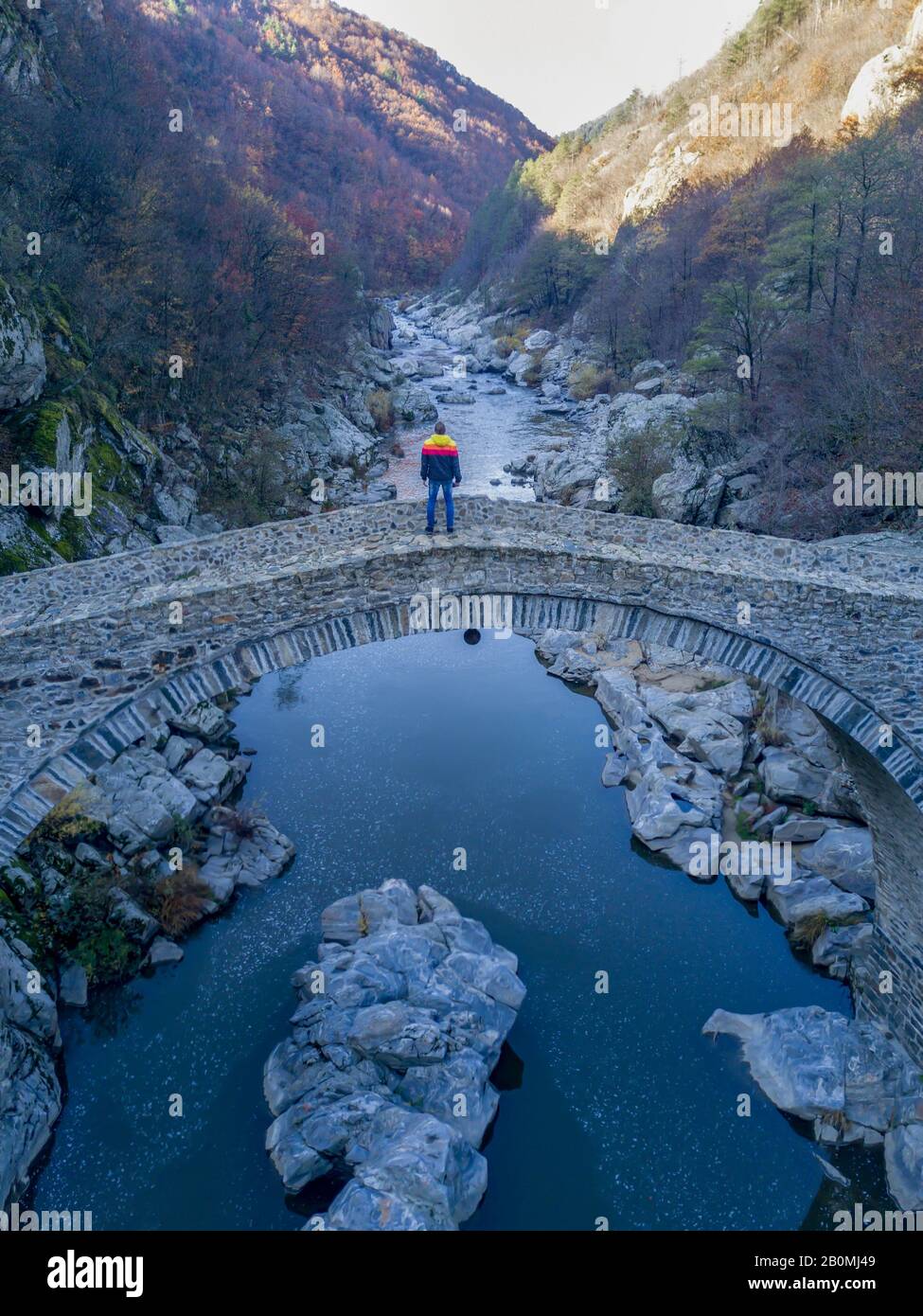 Aerial Devil Bridge in Bulgaria Stock Photo - Alamy
