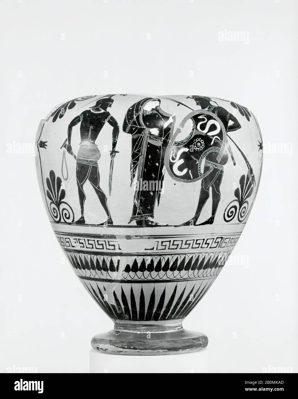 Attributed to the Antimenes Painter, Neck-amphora, Greek, Attic ...