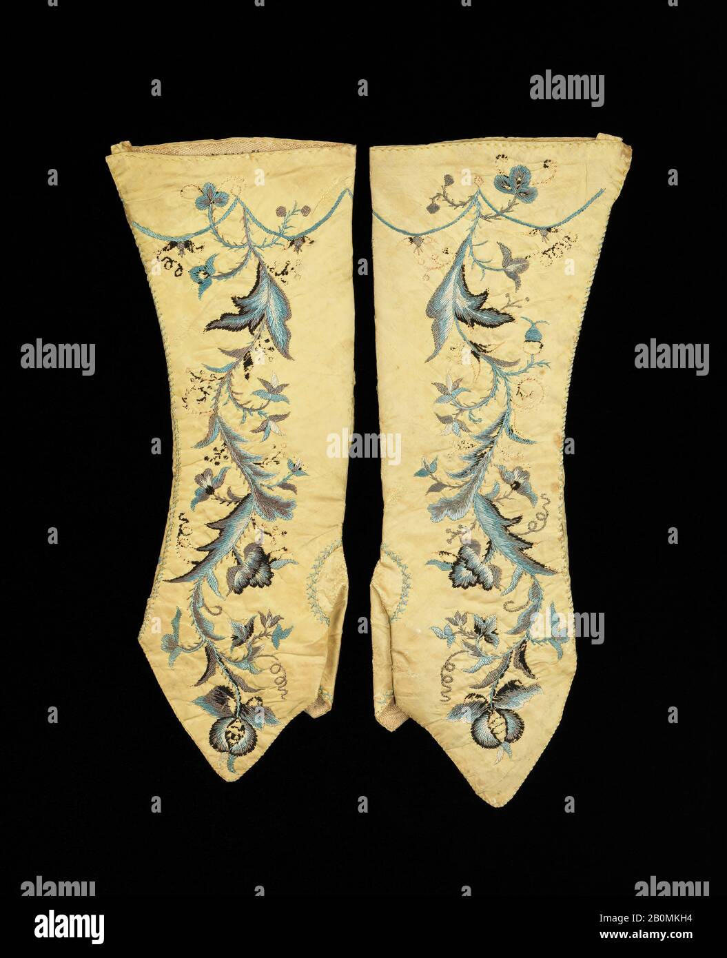 Mitts, British, first quarter 18th century, British, silk Stock Photo ...