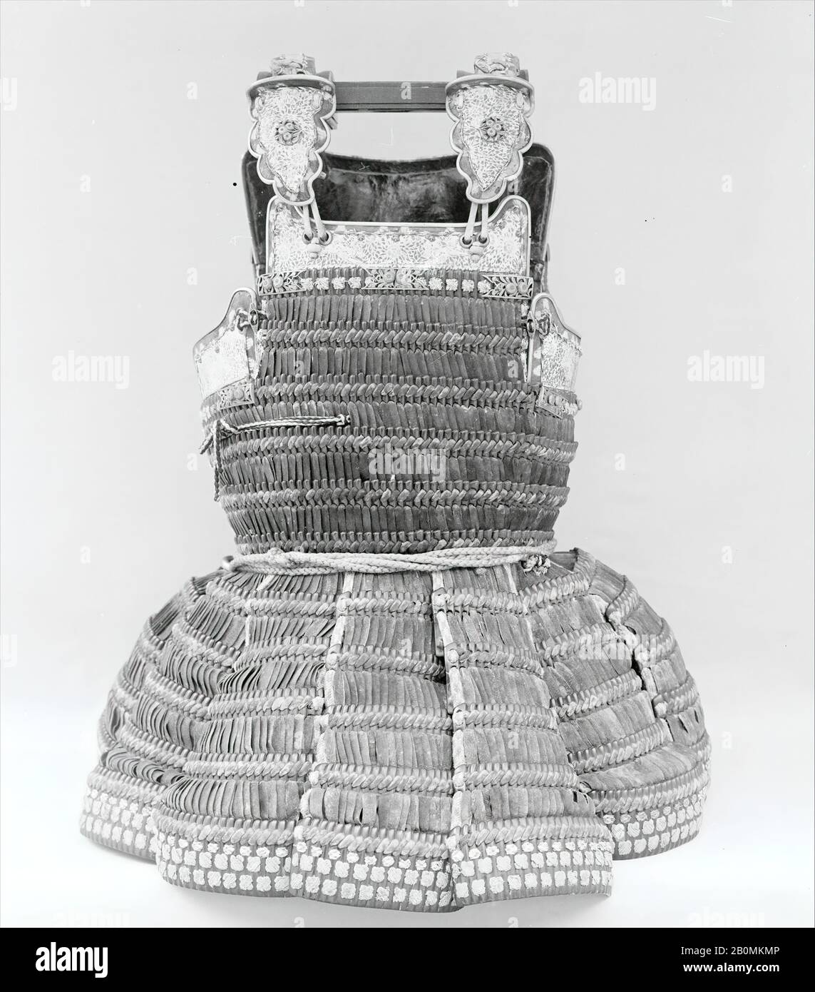 Cuirass of a Dō-maru , Japanese, 15th century, Japanese, Iron, silk ...