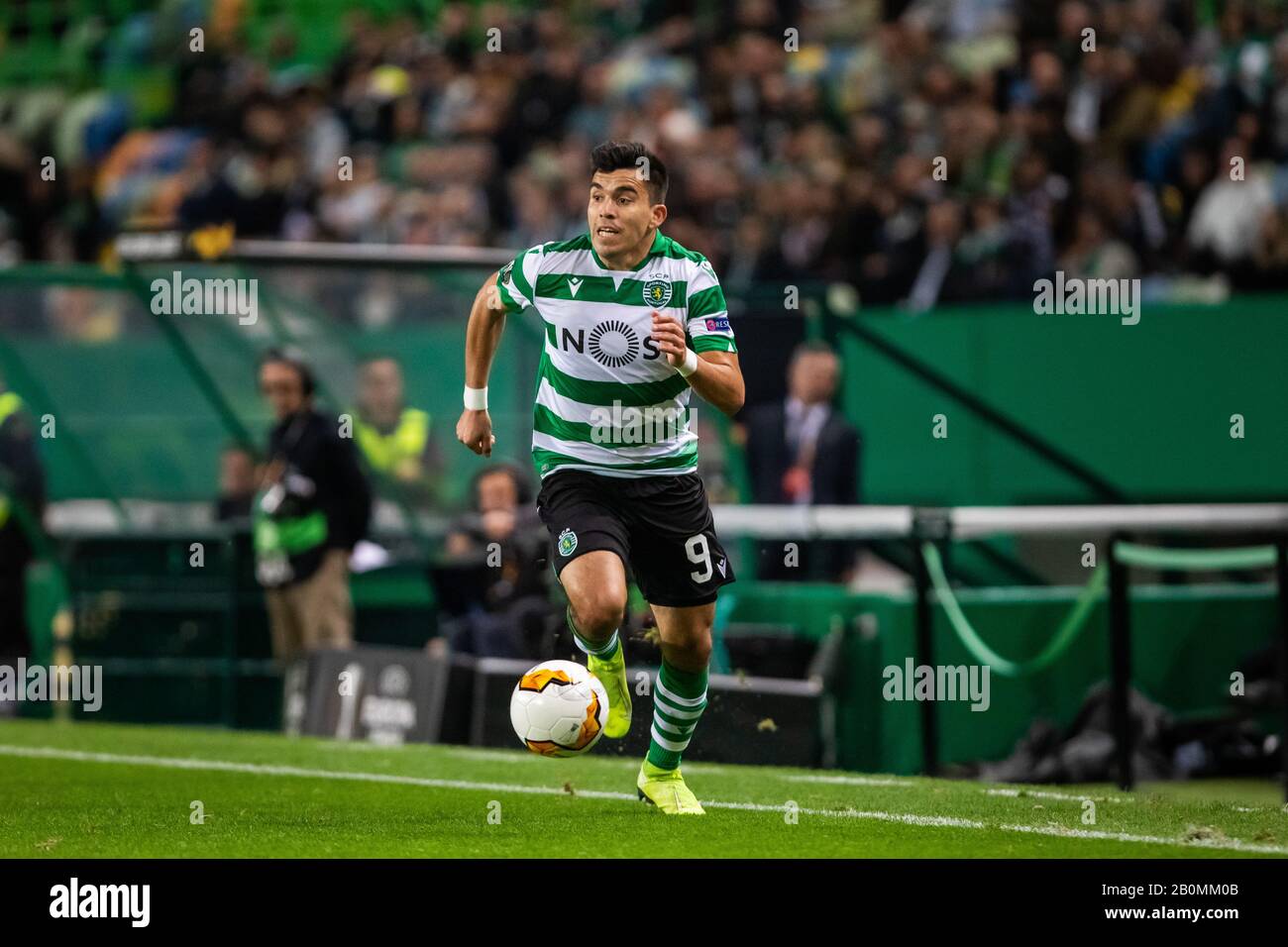 Marcos Acuna of Sporting CP seen in action during the UEFA Europa ...