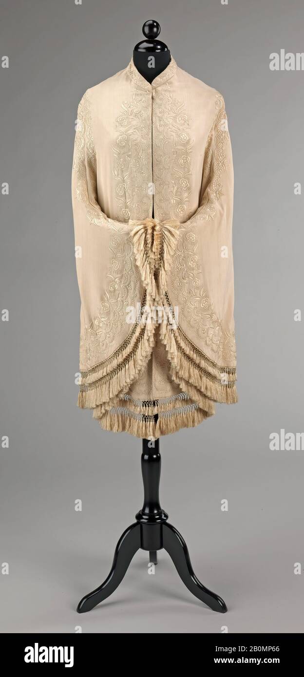 Dolman, American, ca. 1885, American, silk Stock Photo - Alamy