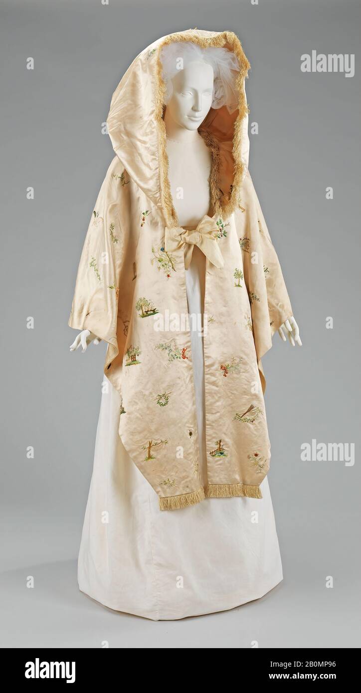 Cape, British, 1795–1800, British, silk Stock Photo - Alamy