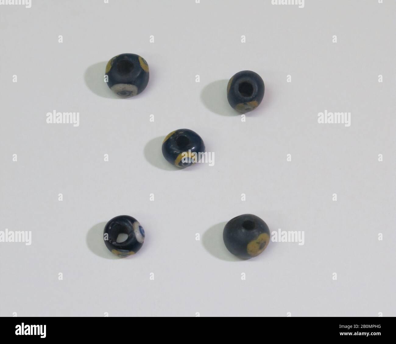 Group of 5 composite eye beads, Roman Period or later, Date 1st–mid 4th ...