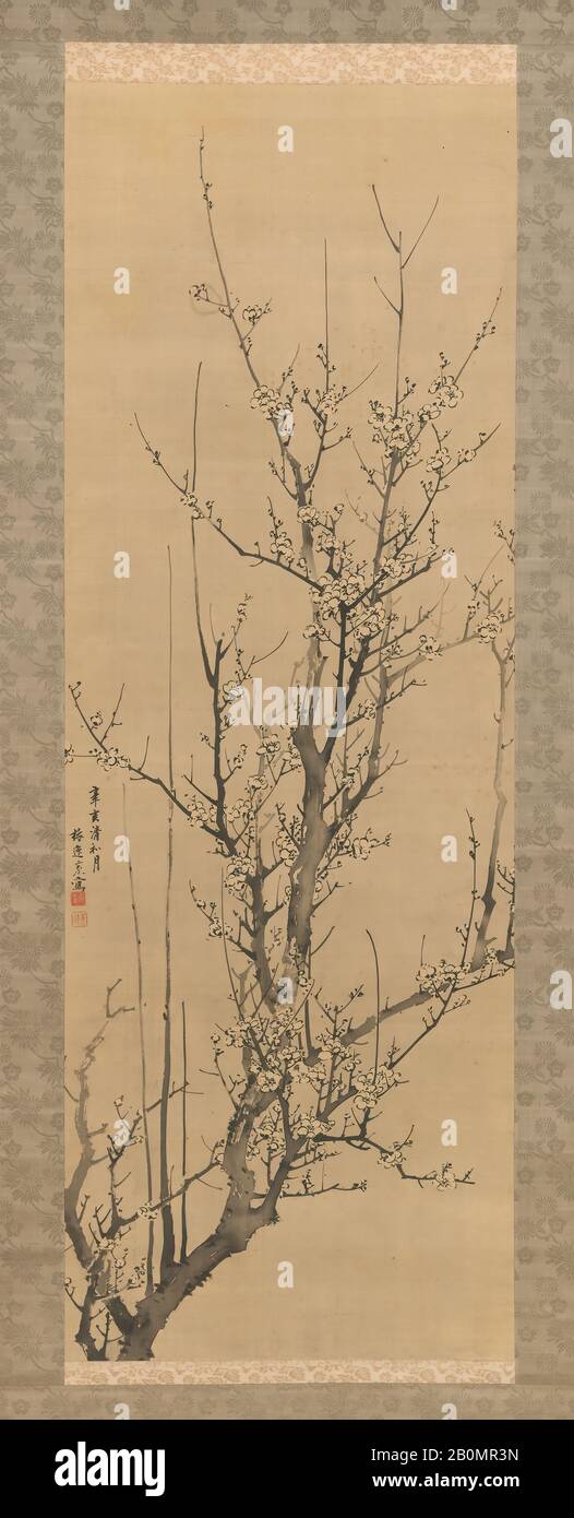 Yamamoto Baiitsu, Plum Blossoms, Japan, Edo period (1615–1868), Yamamoto Baiitsu (Japanese, 1783 ...